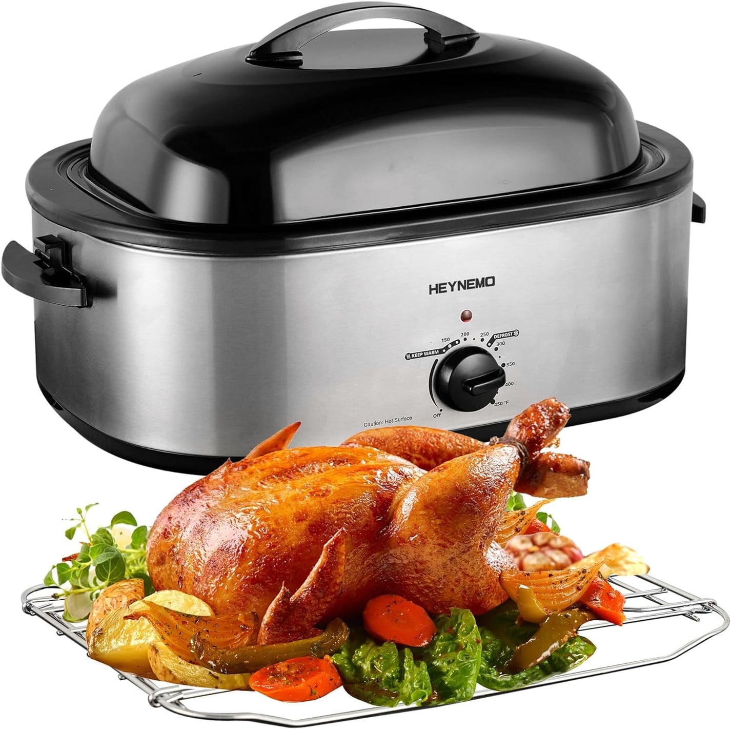 Superjoe Easy To Clean 20 qt Electric Turkey Roaster – Heynemo